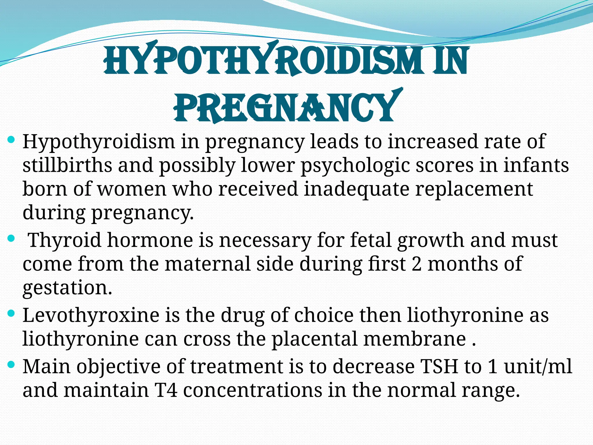 Hypothyroidism results from decrease thyroid hormone production.pptx
