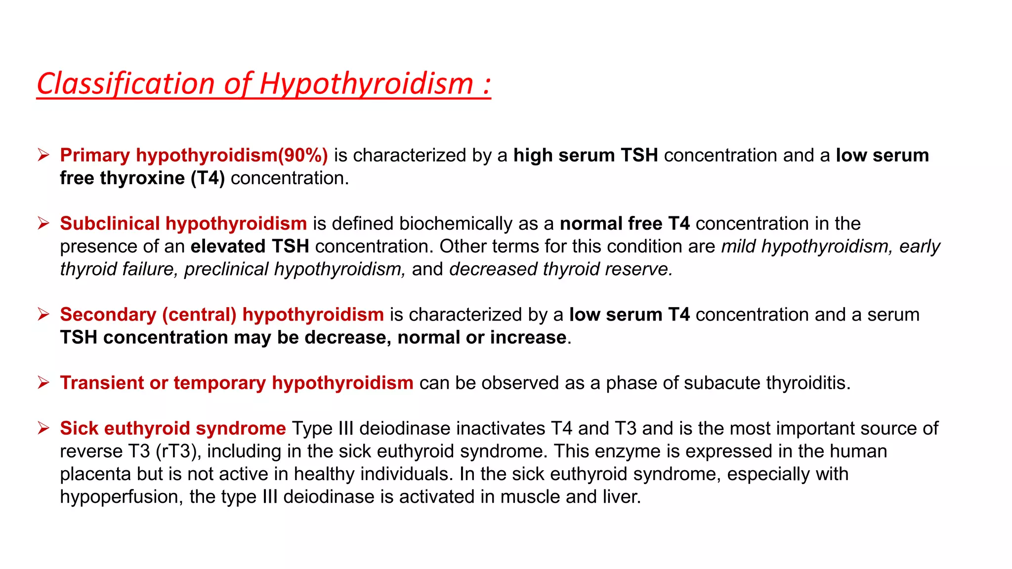 Hypothyroidism | PPTX