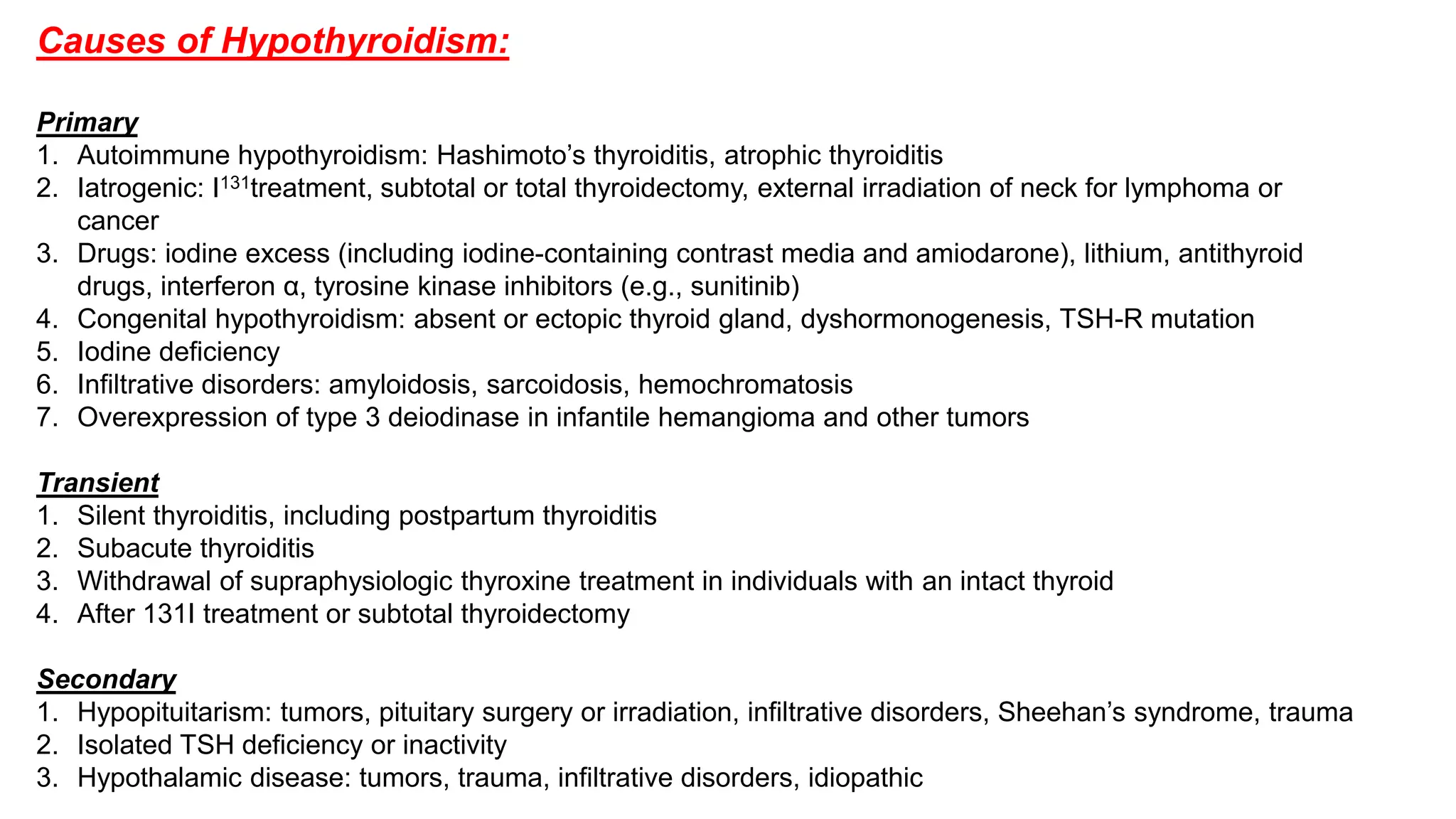 Hypothyroidism | PPTX
