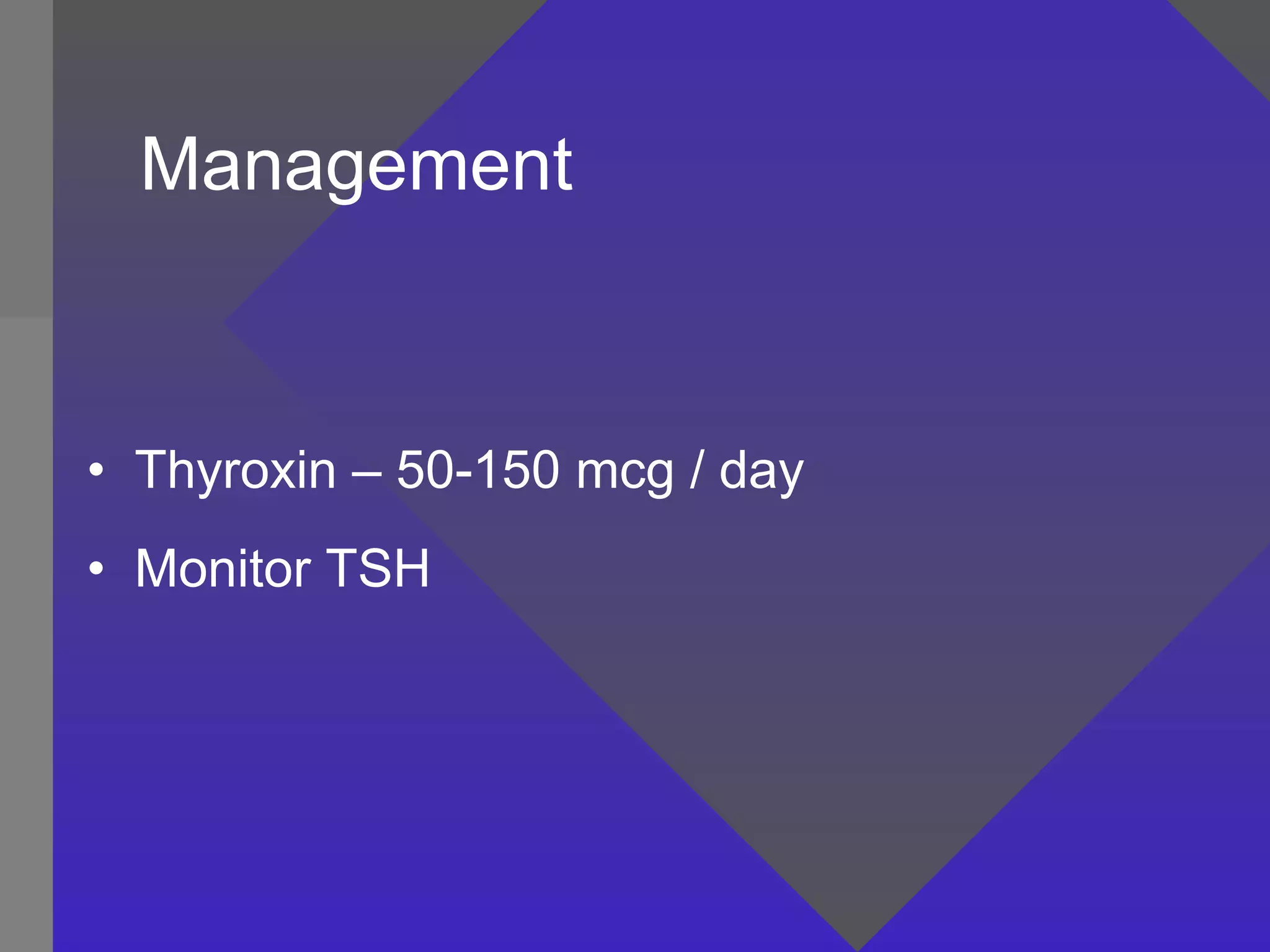 Hypothyroidism 19.07.08