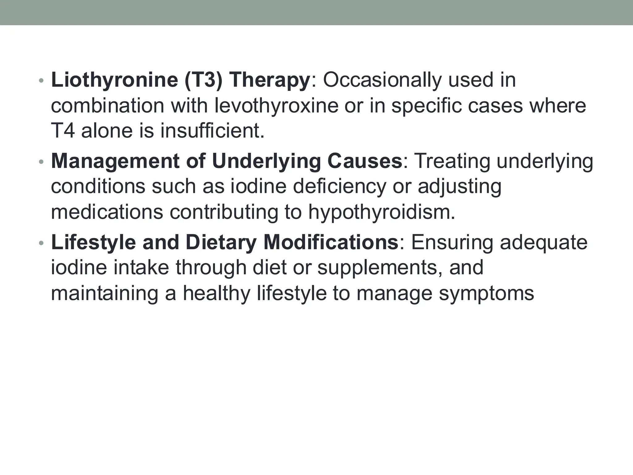 Hypothyroidism / Underactive thyroid gland presentation | PDF