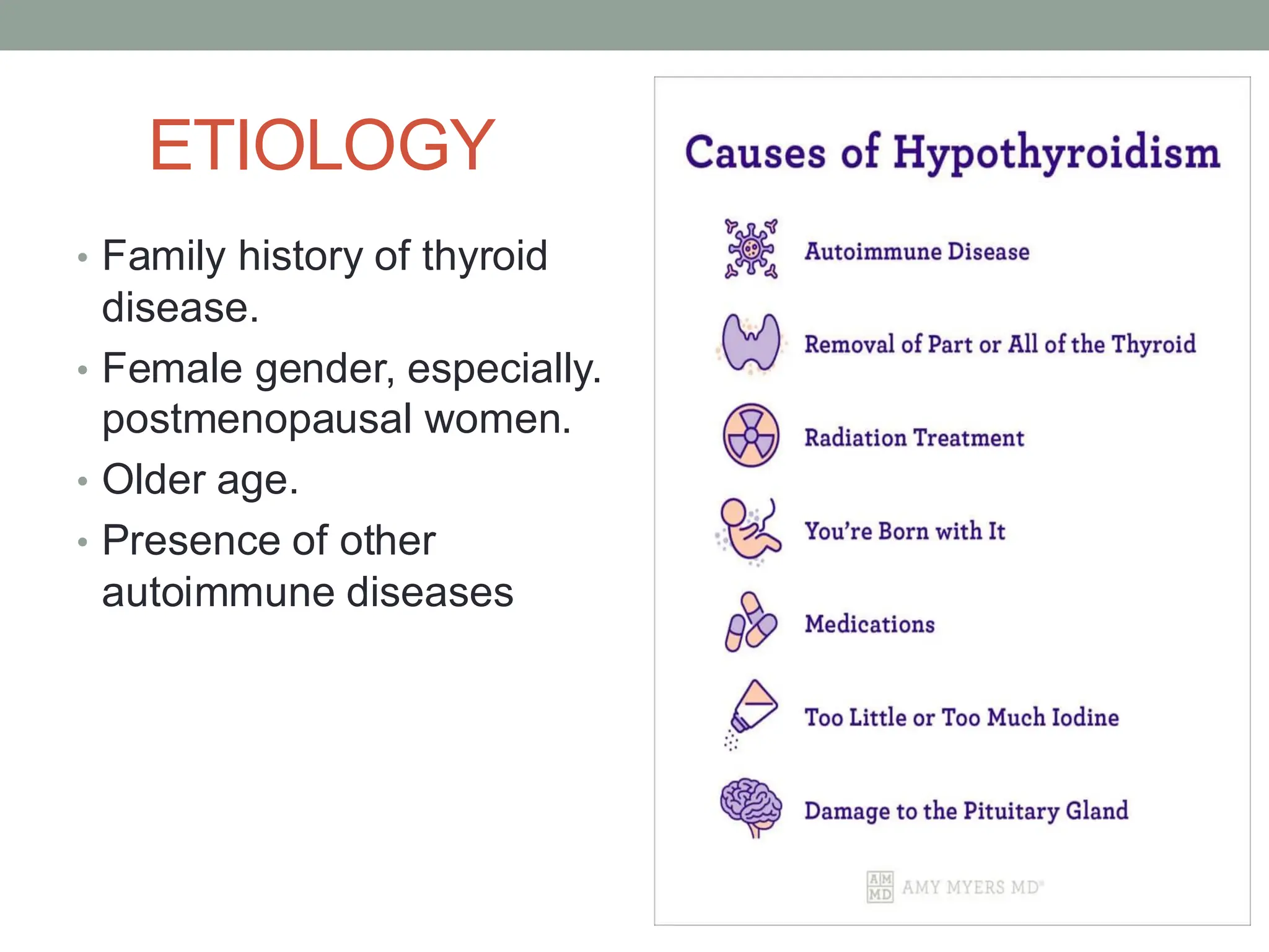 Hypothyroidism / Underactive thyroid gland presentation | PDF