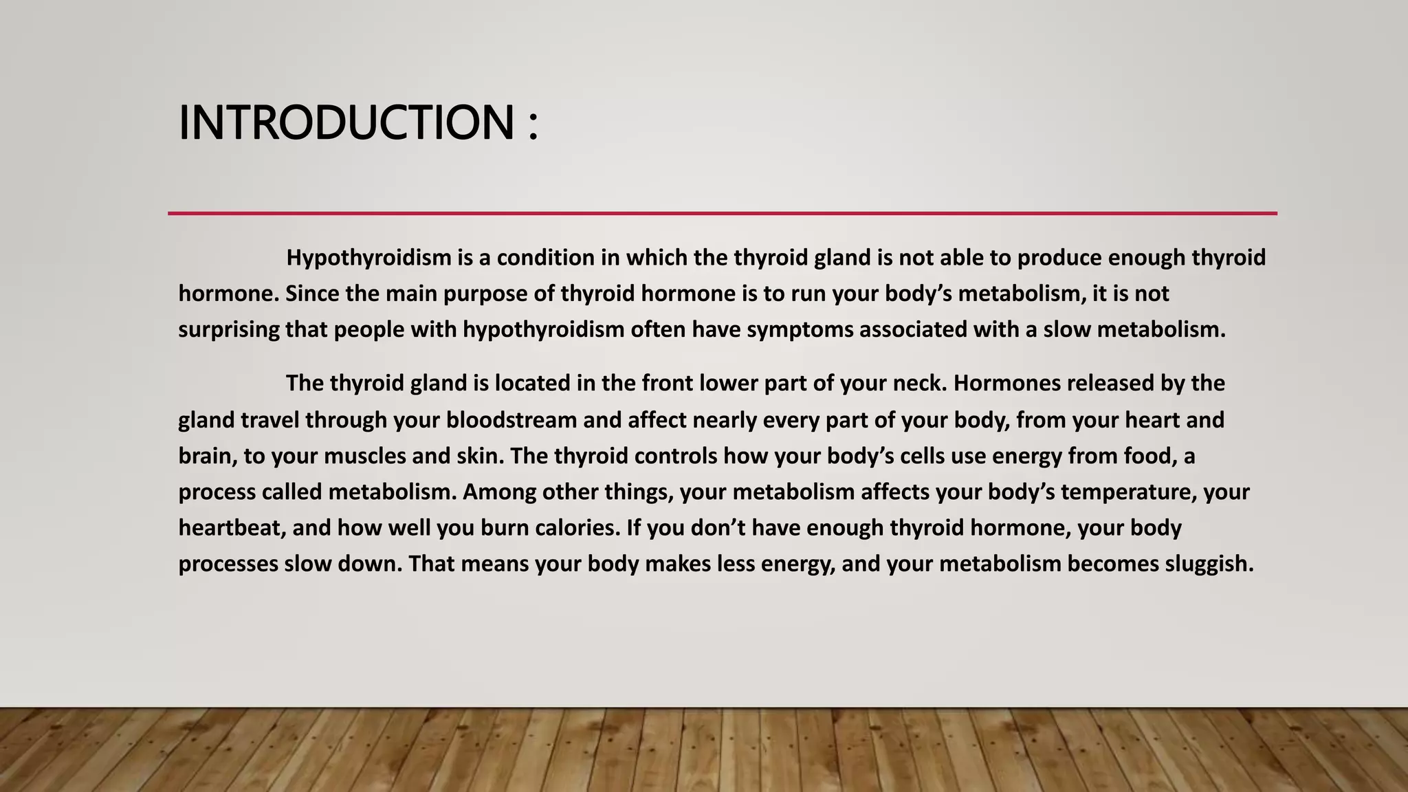 Hypothyroidism | PPT