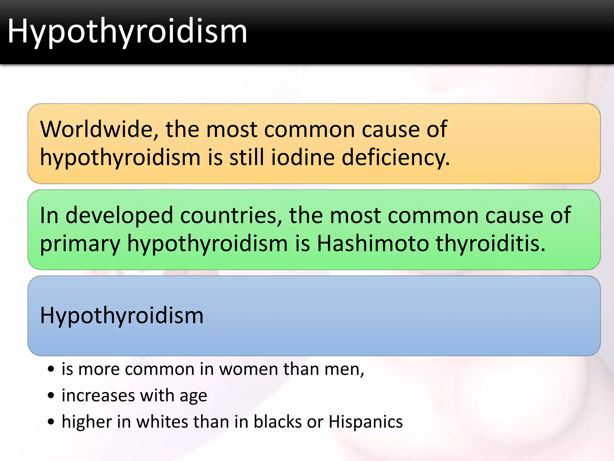 Hypothyroidism case presentation | PPTX