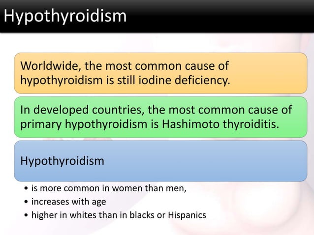 Hypothyroidism case presentation | PPTX | Thyroid Disorders | Endocrine and Metabolic Diseases