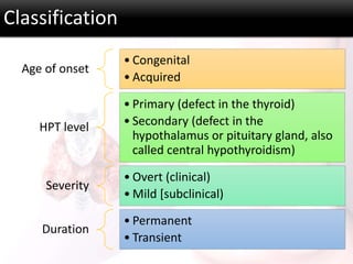 Hypothyroidism case presentation | PPTX