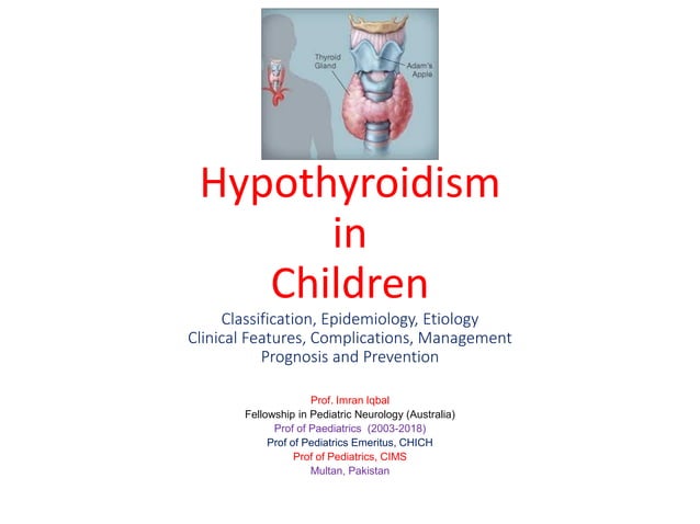 Hypothyroidism in children 2021 | PDF | Thyroid Disorders | Endocrine ...