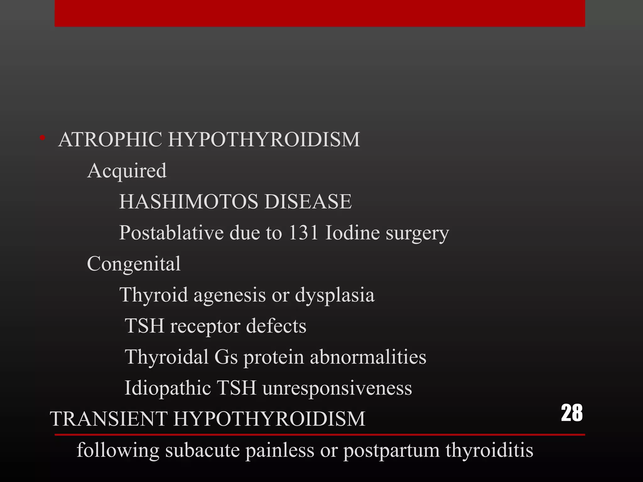 Thyroid physiology & Hypothyroidism | PPT