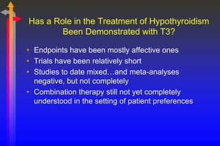 Clinical Practice Guidelines for hypothyroidism in adults: AACE and ATA ...