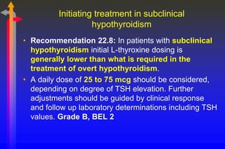 Clinical Practice Guidelines for hypothyroidism in adults: AACE and ATA ...