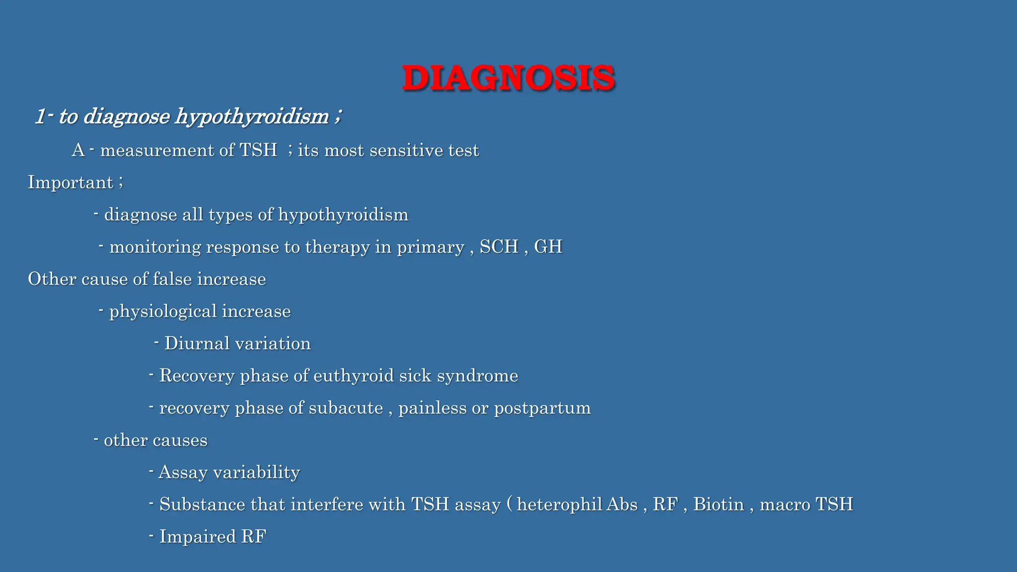 Updated diagnosis. Cause and treatment of hypothyroidism | PPTX