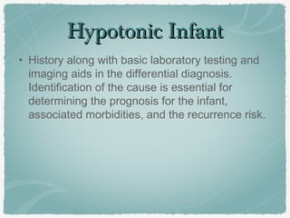 Hypotonic infant | PPT