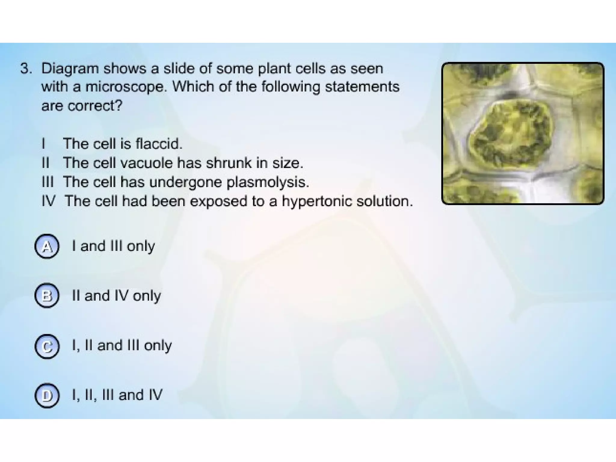 CHAPTER 3 : 2. Hypotonic, Hypertonic and Isotonic Solutions | PPT