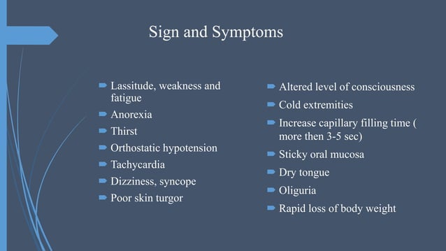 Hypovolemia | PPTX