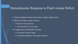 Hypovolemia | PPTX