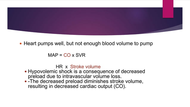 Hypovolemic and cardiogenic shock management | PPTX | Heart and ...