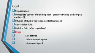 Hypovolemic shock | PPTX