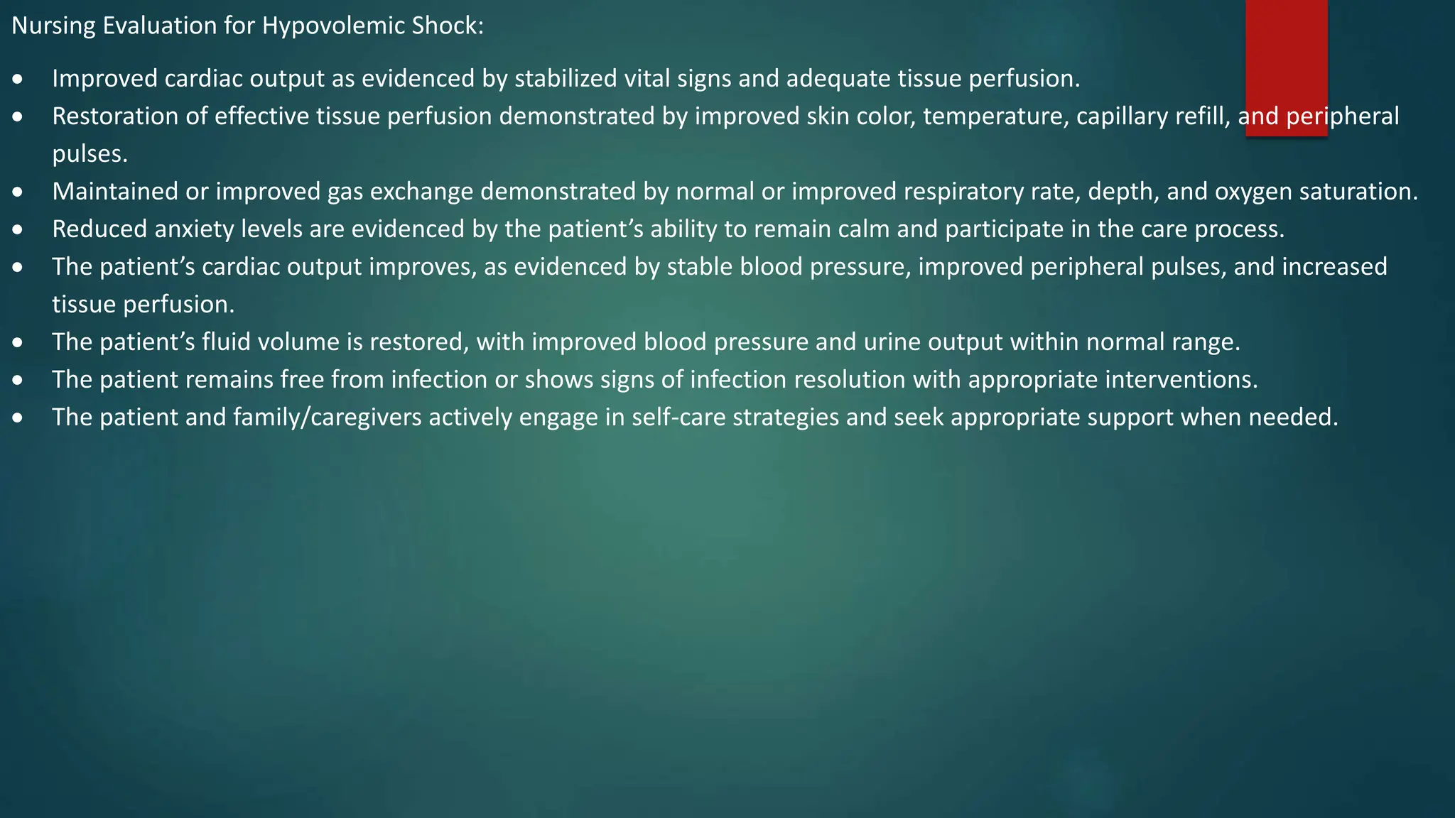 HYPOVOLEMIC SHOCK.management in nursing pptx | PPTX