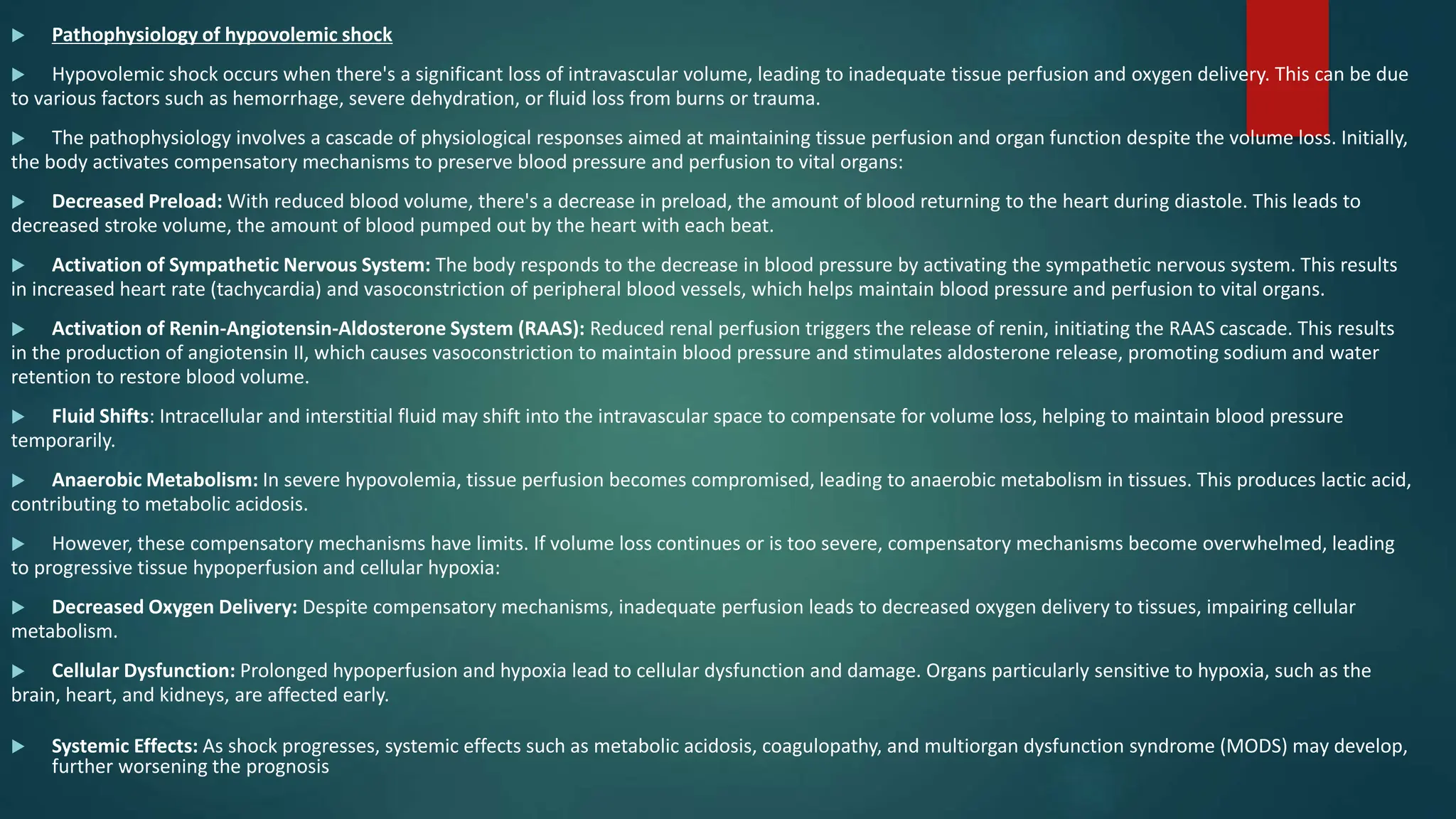 HYPOVOLEMIC SHOCK.management in nursing pptx | PPTX