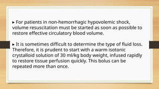 HYPOVOLEMIC SHOCK and its role in today life.pptx