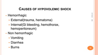 Pathophysiology,definition,stages and complications of shock | PPTX