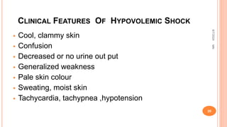 Pathophysiology,definition,stages and complications of shock | PPTX