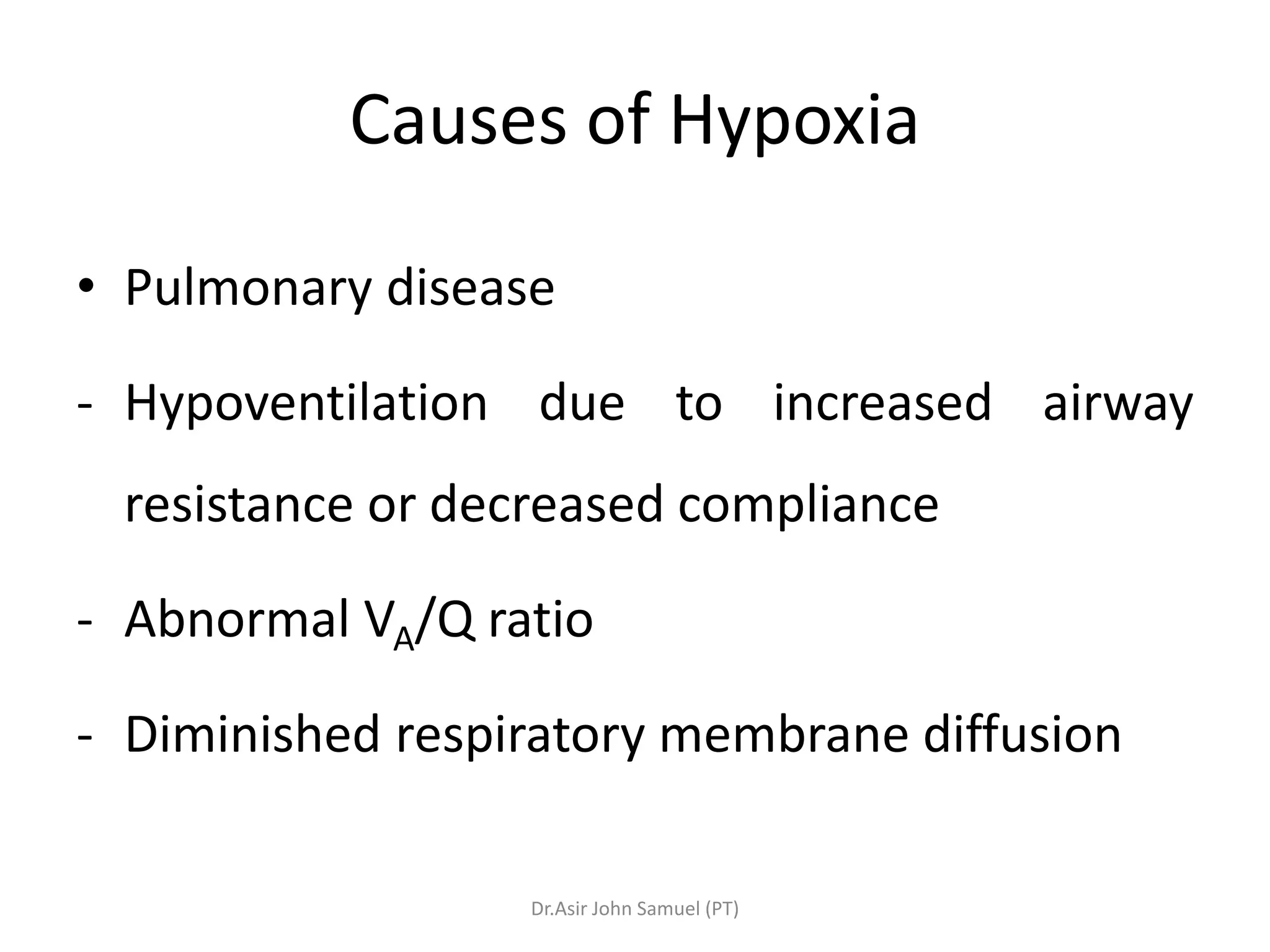 Hypoxia | PDF | Lung and Respiratory Health | Diseases and Conditions