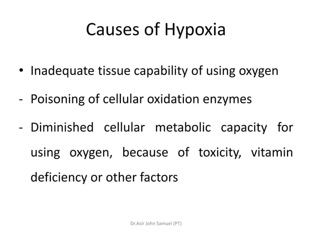 Hypoxia | PDF | Lung and Respiratory Health | Diseases and Conditions