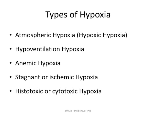 Hypoxia | PDF | Lung and Respiratory Health | Diseases and Conditions