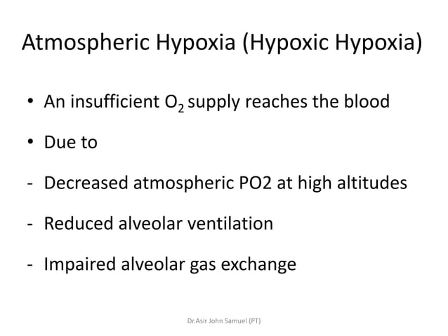 Hypoxia | PDF | Lung and Respiratory Health | Diseases and Conditions