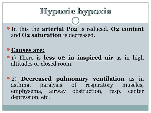 Hypoxia | PPT