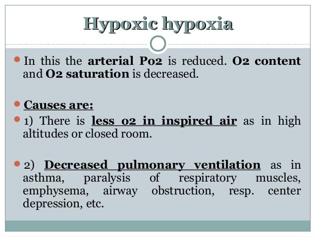 Hypoxia
