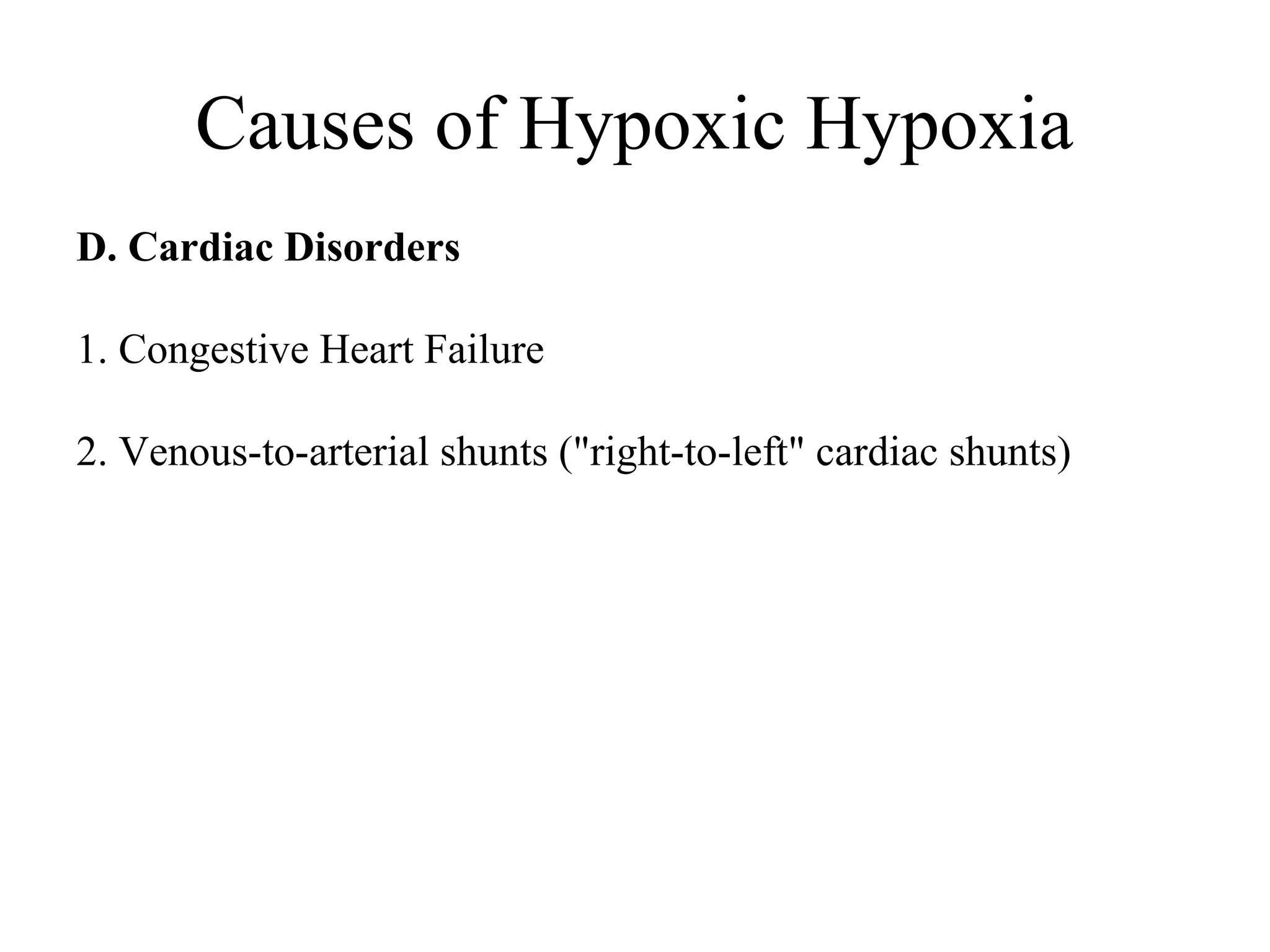 Hypoxia :types , causes,and its effects | PPT