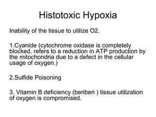 Hypoxia :types , causes,and its effects | PPT