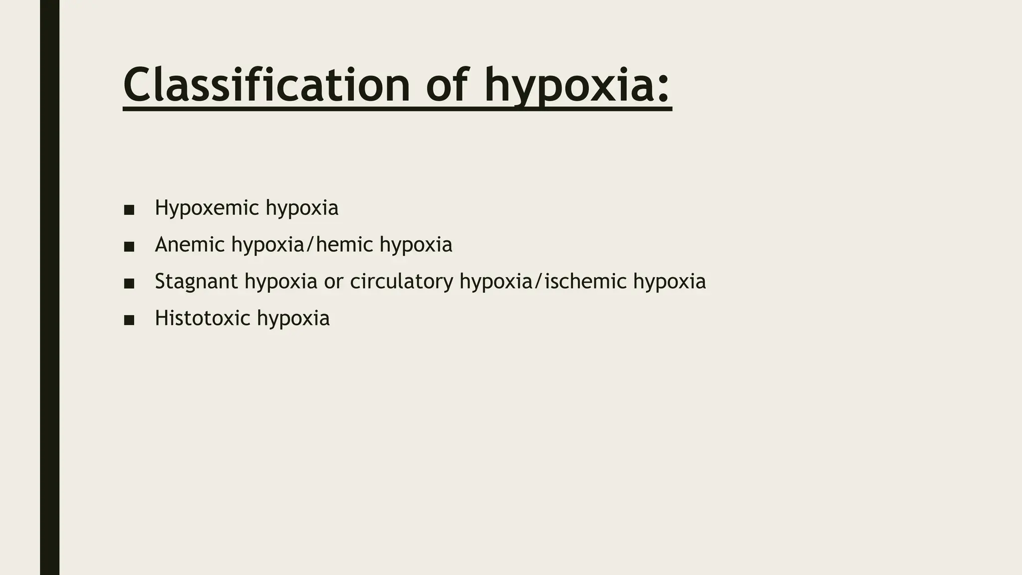 A detailed mechanism of hypoxia, Physiology | PPTX