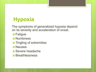 Hypoxia and its types | PPTX
