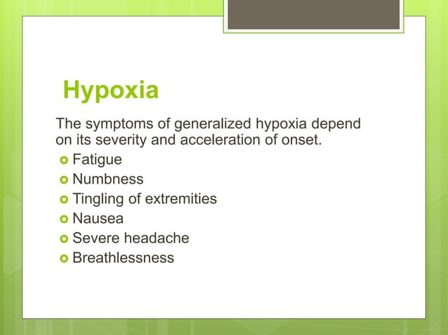 Hypoxia and its types | PPTX