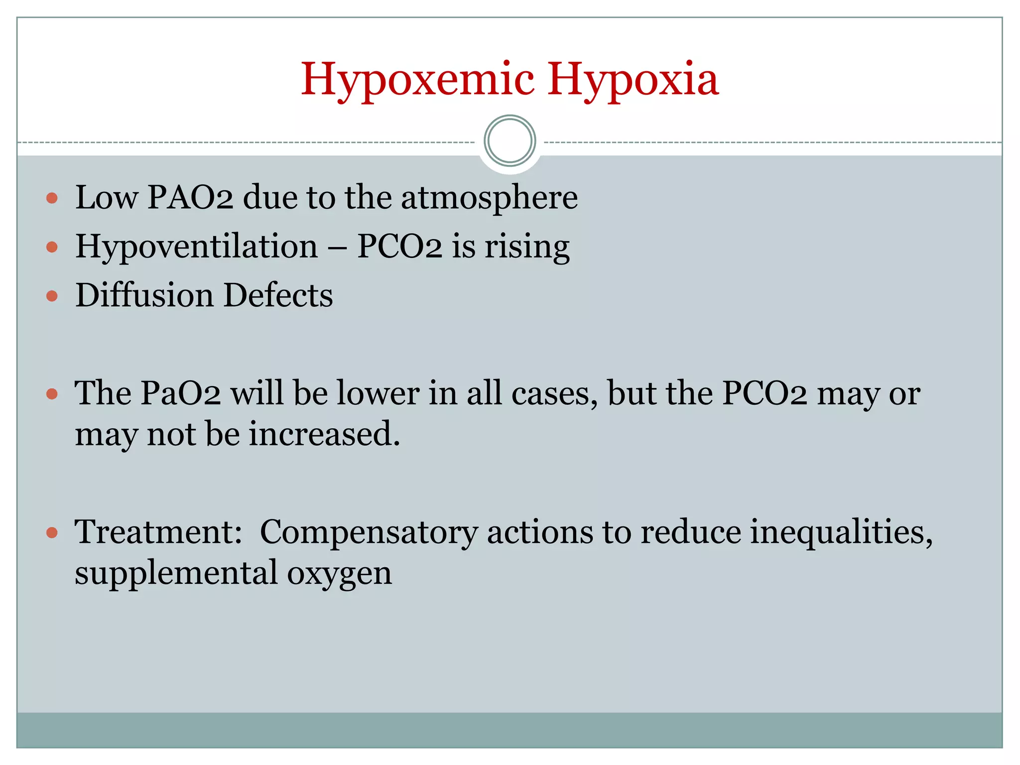 Hypoxia and oxygen therapy | PPTX