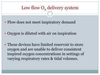 Hypoxia and oxygen therapy | PPTX