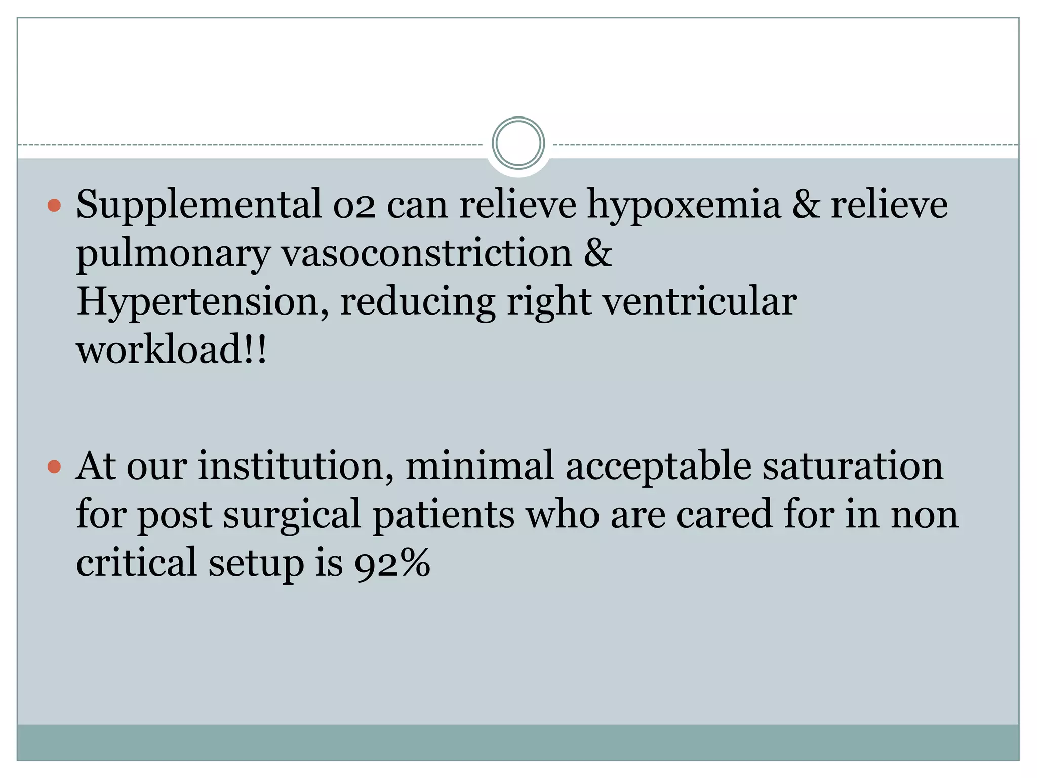 Hypoxia and oxygen therapy | PDF