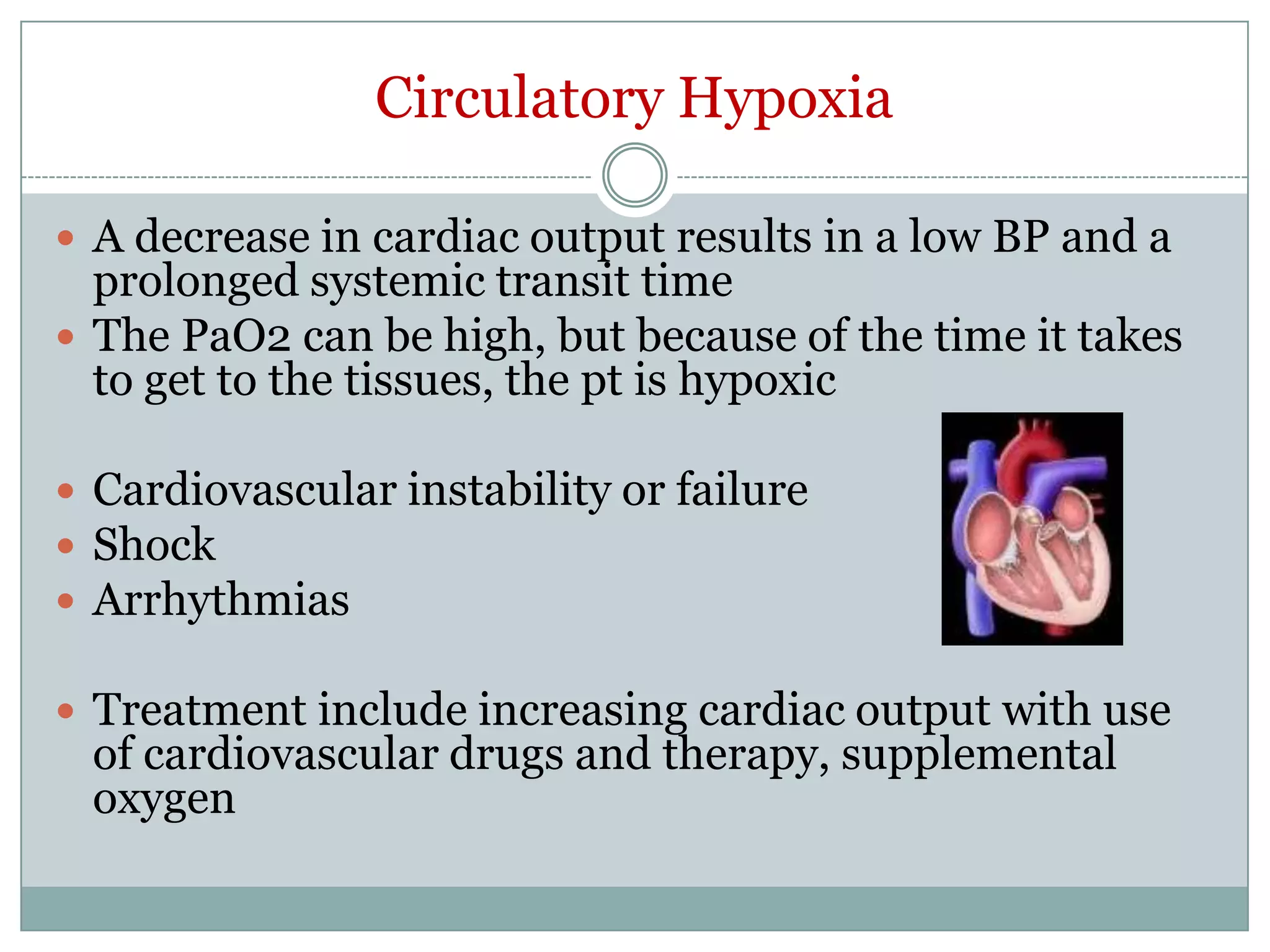 Hypoxia and oxygen therapy | PDF