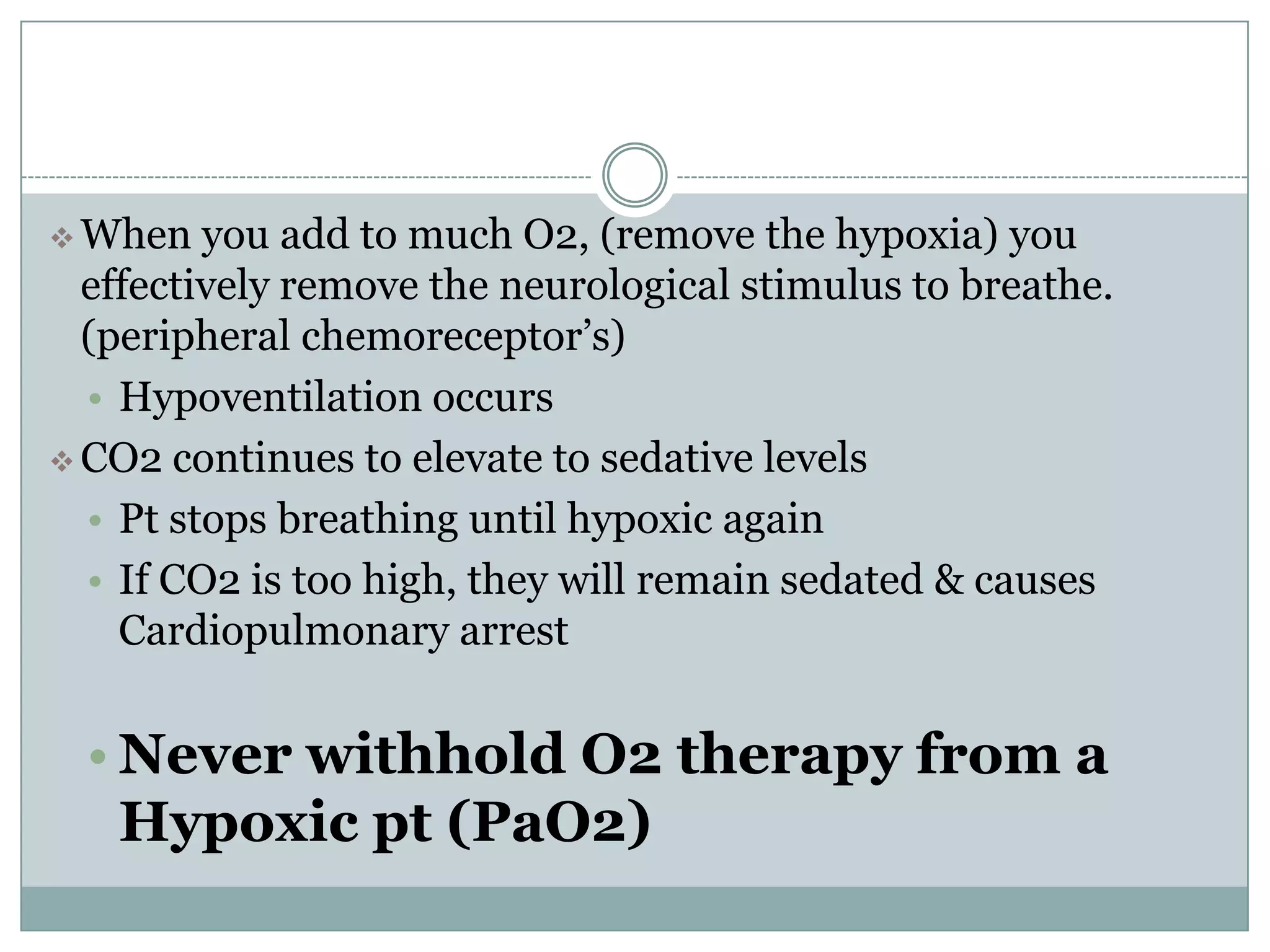 Hypoxia and oxygen therapy | PDF
