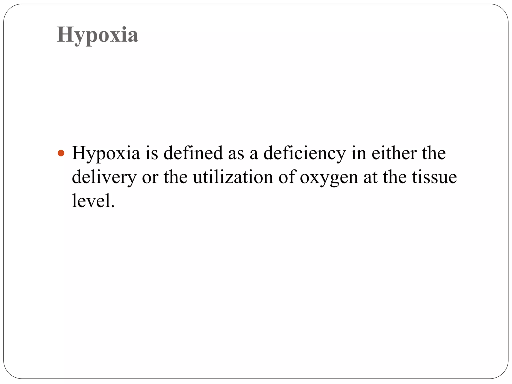 Hypoxia | PPTX