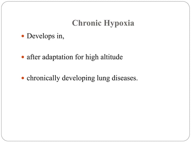 Hypoxia | PPTX
