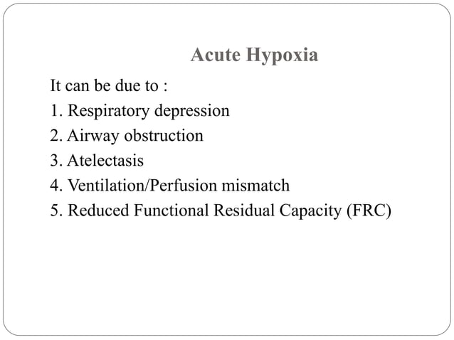 Hypoxia | PPTX