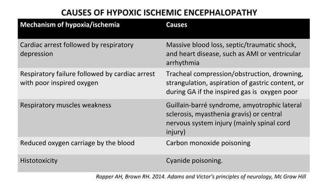 Hypoxic ischemic encephalopathy | PPT