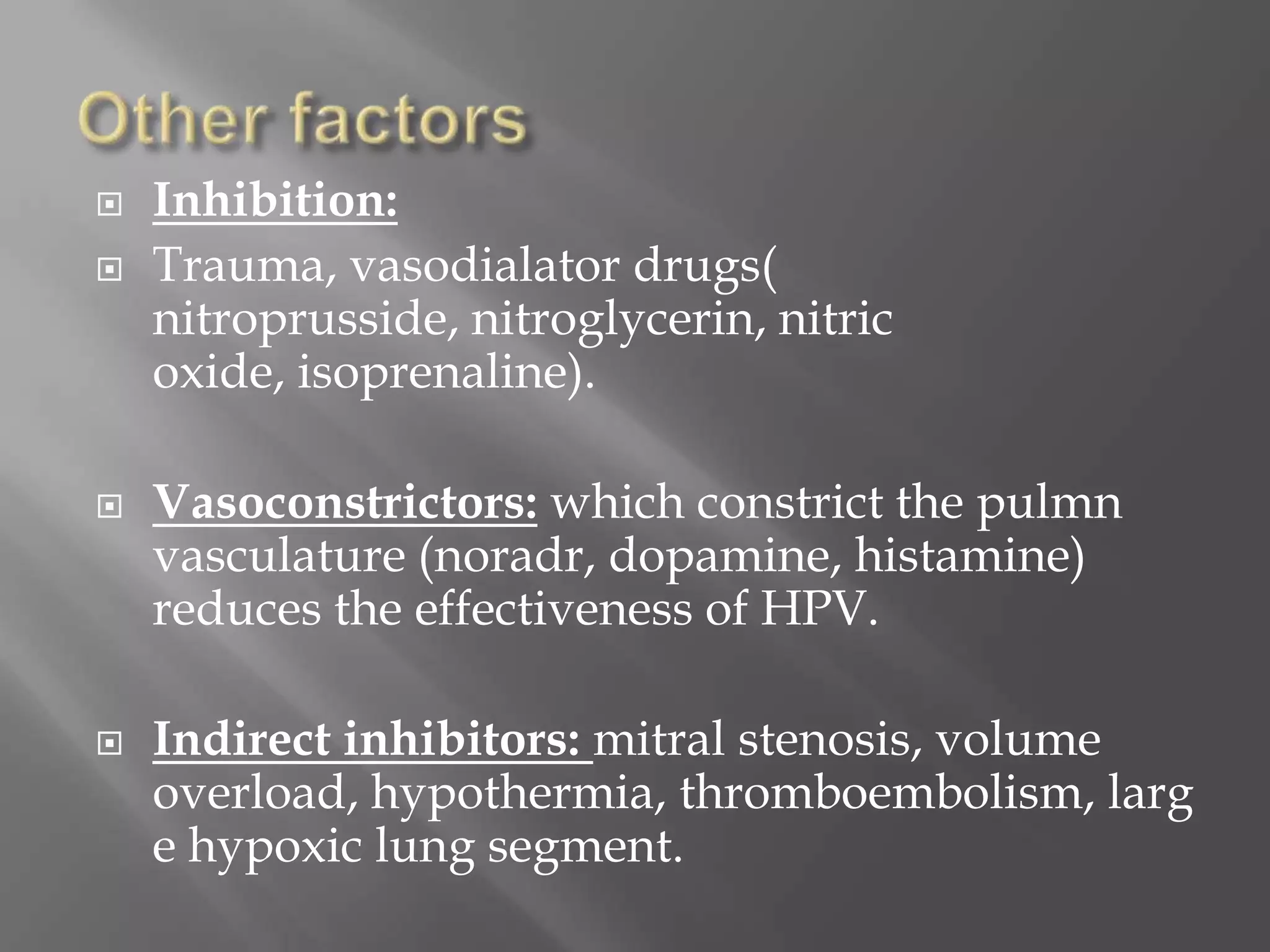 Intro to Hypoxic pulmonary vasoconstriction | PPTX