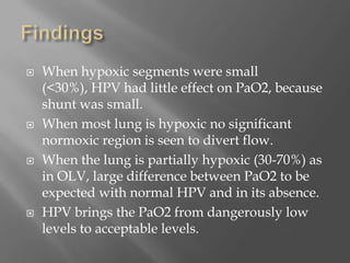 Intro to Hypoxic pulmonary vasoconstriction | PPTX