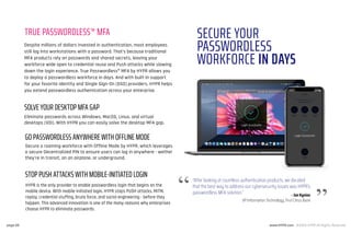 HYPR: The Leading Provider of True Passwordless Security® | PDF