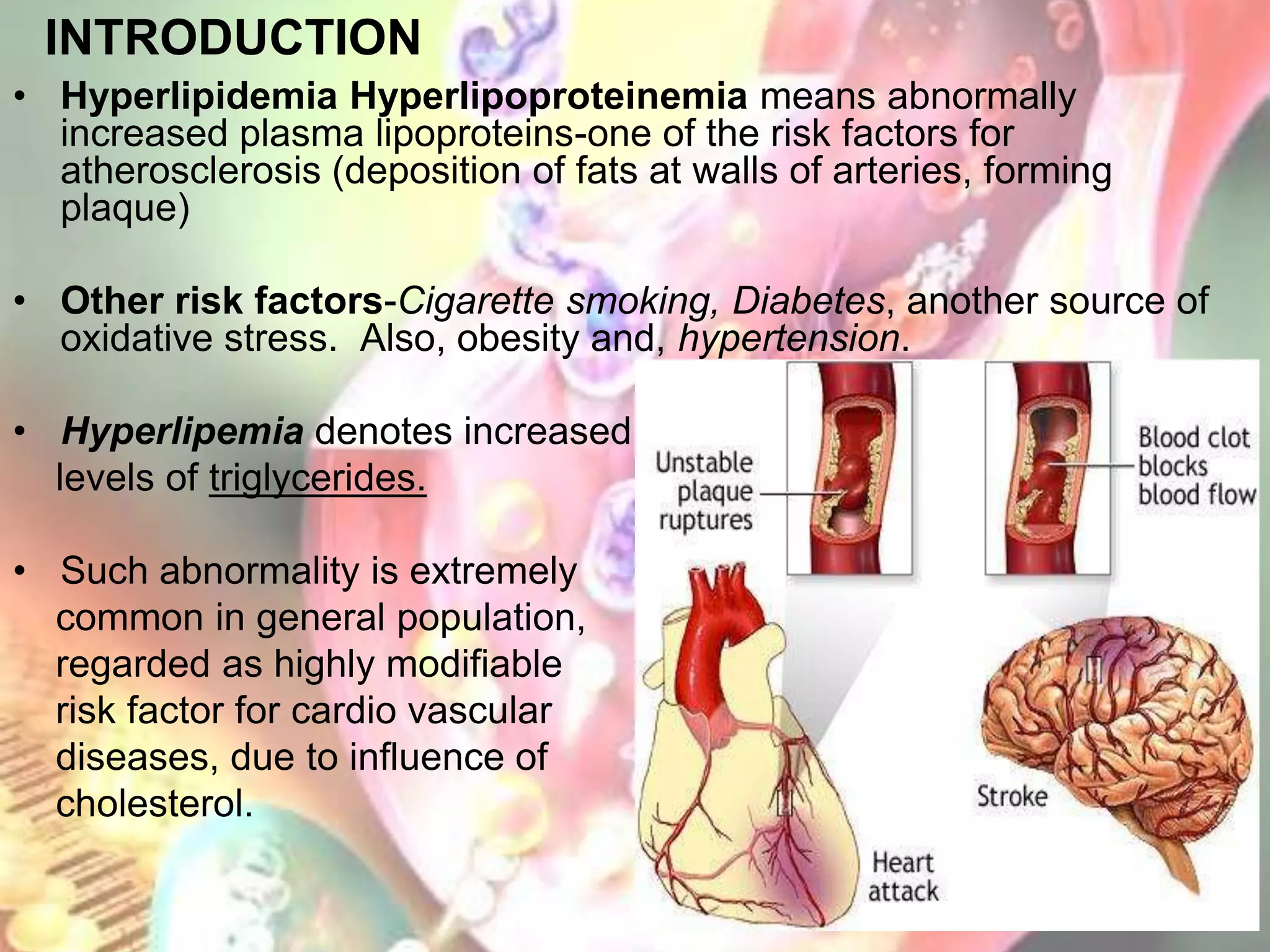 Hyperlipidemia and drug therapy for hyperlipidemia | PPTX